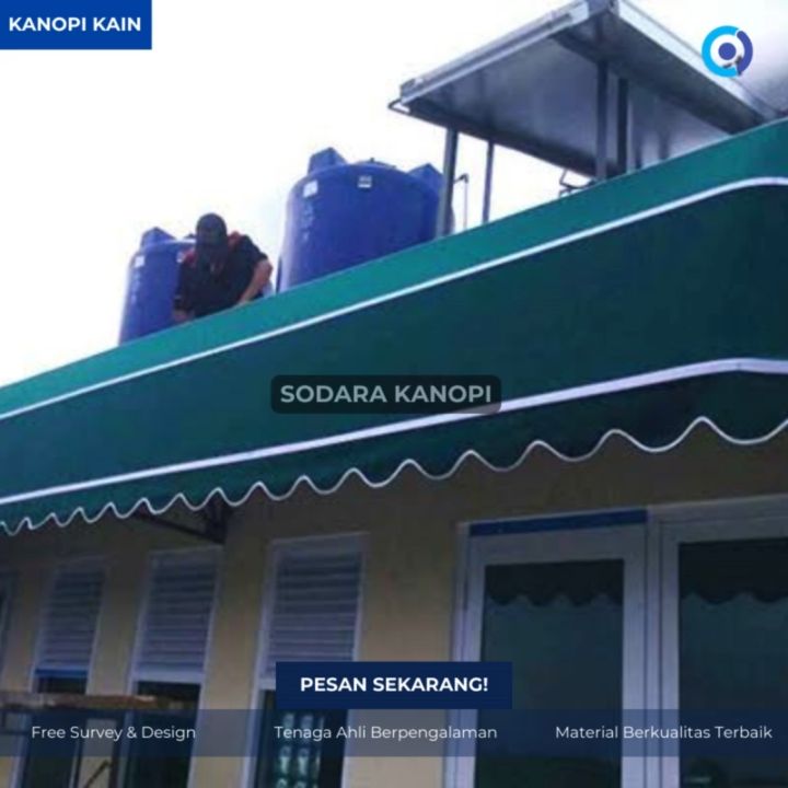 Kanopi Kain - Atap Kain - Canopy Awning | Lazada Indonesia