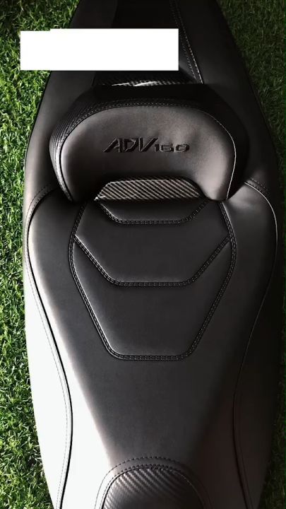 MOKOTO ADV 160 CAMEL BACK SEAT ASSEMBLY WITH EMBROID LOGO CARBON RED ...