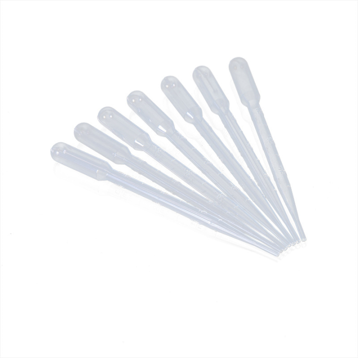 100Pcs 1ml/2ml/3ml/5ml Disposable Plastic Dropper Transfer Pipette ...