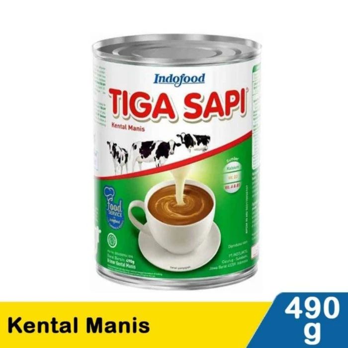 Susu Kental Manis Tiga Sapi 490gr Indofood | Lazada Indonesia