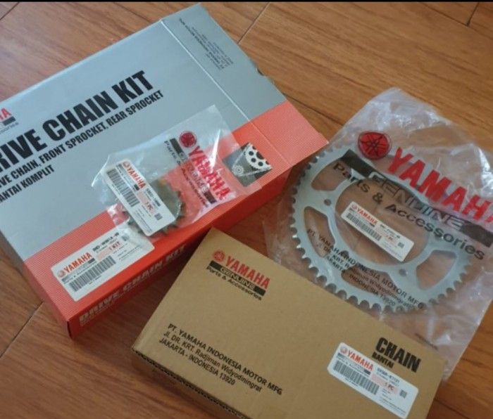 GEAR SET ASSY ORIGINAL YAMAHA MT 15 / CHAIN & SPROCKET KIT (B8D) B8D ...