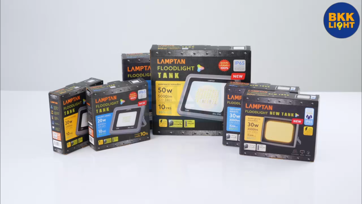 Lamptan โคม LED FLOODLIGHT รุ่น NEW TANK GEN 1 100w 150w และ 200w โคมผลิตจากวัสดุอลูมิเนียมและ ...
