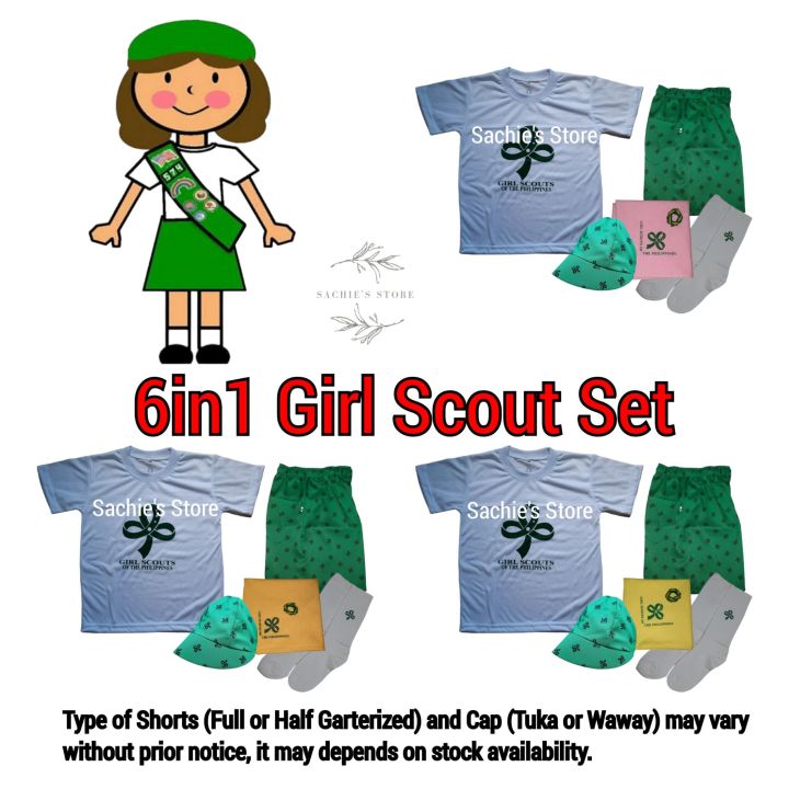 [School Uniform] 6in1Girl Scout Uniform SET [GSP School Uniform ...