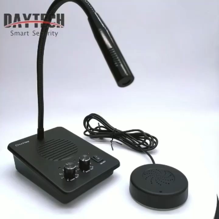 Window Mic and Speaker Dual way Window Intercom Speaker Microphone Talk ...