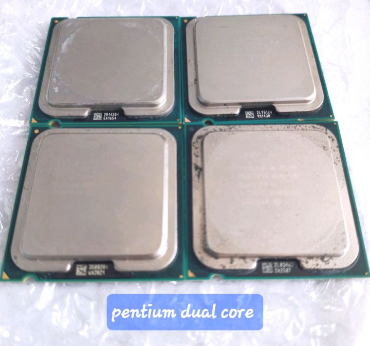 CPU Intel Pentium/Core2 Duo LGA775 ถอดจากเครื่อง desktop PC | Lazada.co.th