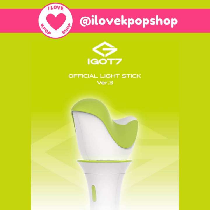 พร้อมส่ง ส่งทันคอน GOT7 OFFICIAL LIGHT STICK Ver.3 แท่งไฟ GOT7 อากาบง ...