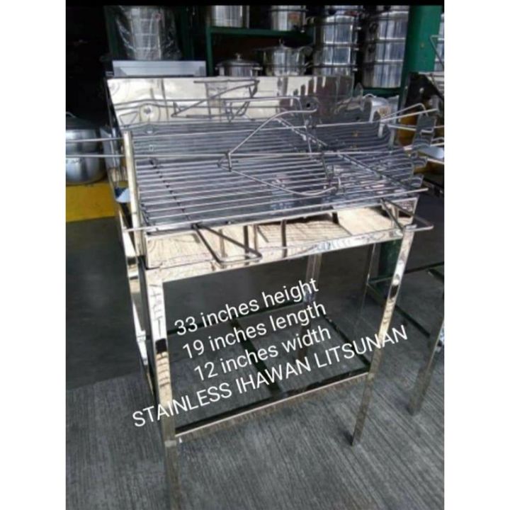 ALL STAINLESS BARBEQUE GRILLER PURE STAINLESS HEAVY DUTY AND DURABLE ...