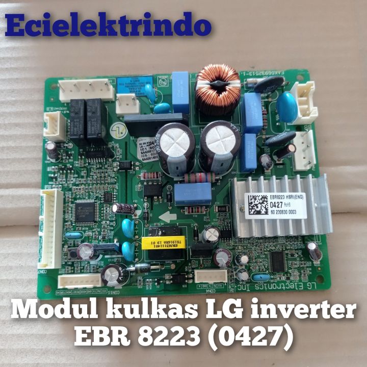 MODUL PCB KULKAS 2 PINTU LG INVERTER EBR8223(0427) ORIGINAL | Lazada ...