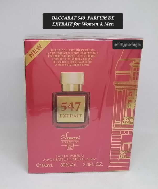 SMART COLLECTION PERFUME NO. 547 FOR WOMEN & MEN 100 ML EDP | Lazada PH