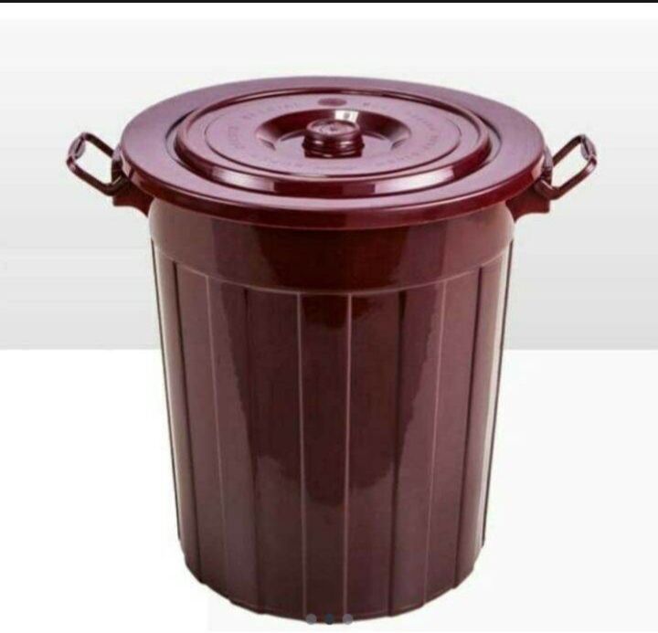 EMBER PLASTIK JUMBO MERAH MAROON / TONG AIR KAPASITAS 80 LITER TEBAL ...