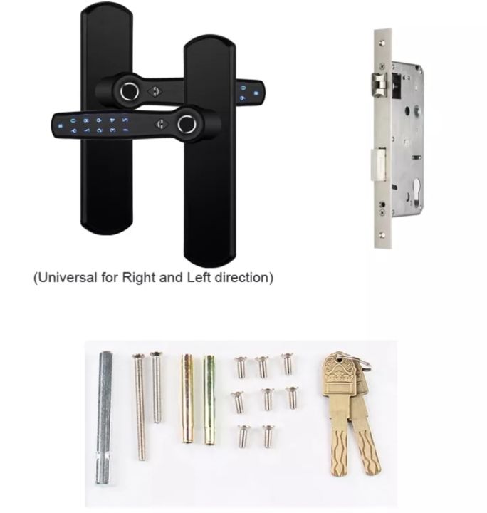 Smart Digital Gate lock D23 (Fingerprint,PIN, Normal key, mobile app ...