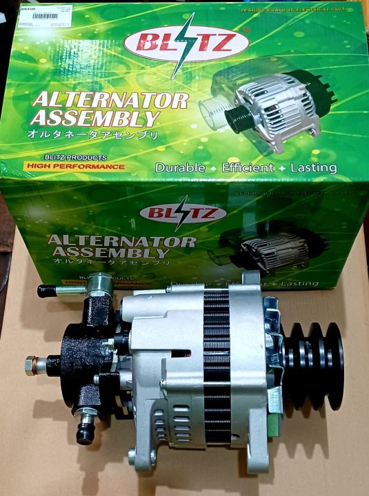 Alternator Assembly Isuzu 4HF1/4HE1/4HG1/NKR 24V/60A triple pulley ...