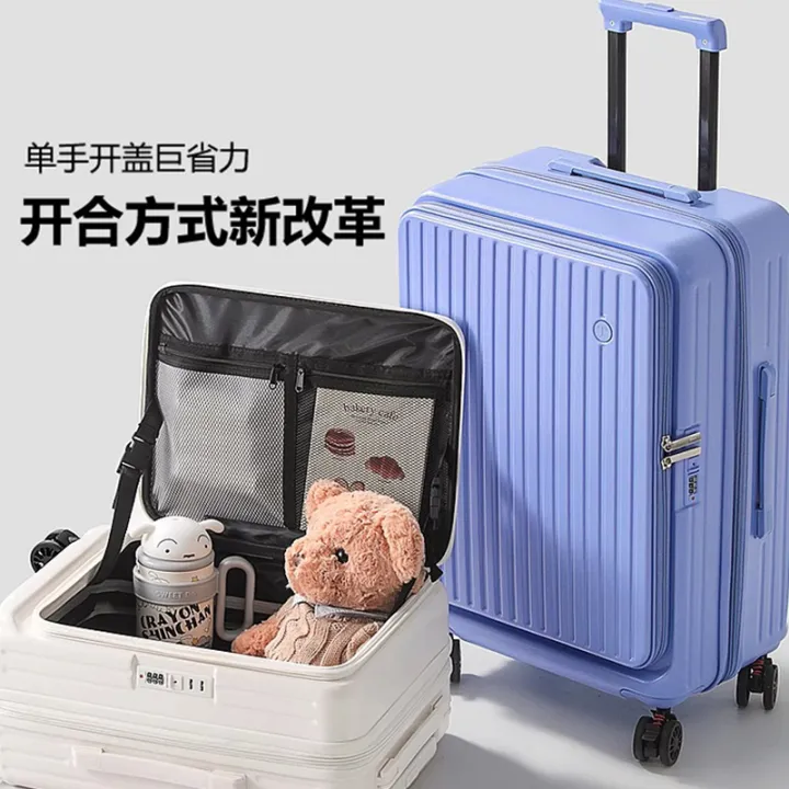 New Multi-Functional Expandable Travel Luggage Side Open Cover Large ...