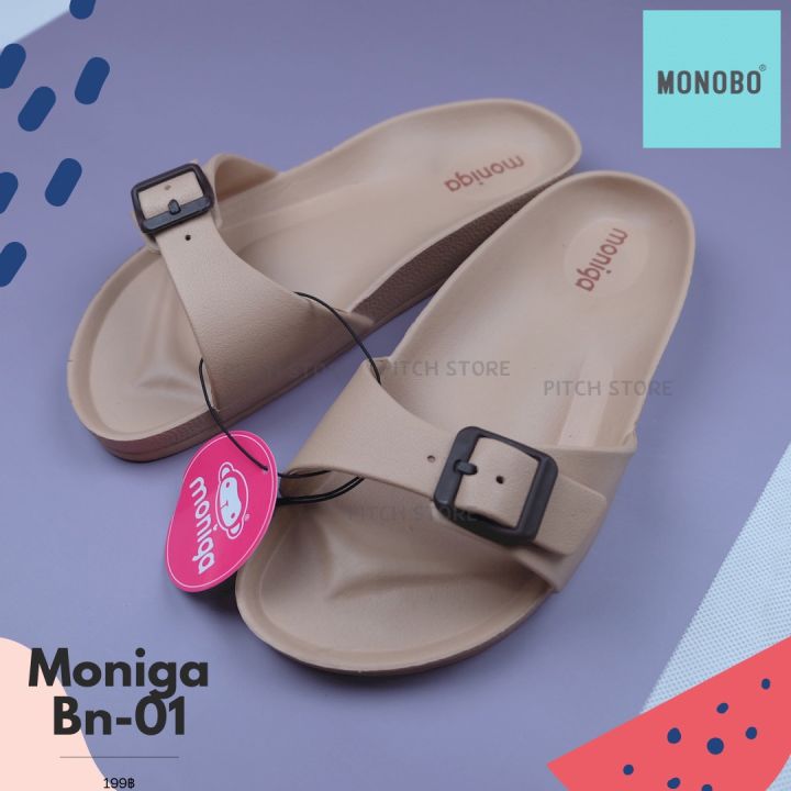 Monobo รองเท้าแตะแบบสวมทรงไบเก้น รุ่น BN-01 คละสี | Lazada.co.th