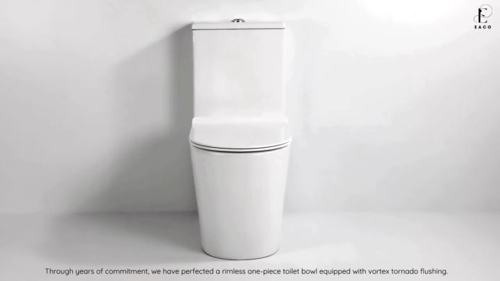 FREE INSTALLATION - EACO Rimless Toilet Bowl T933 - Vortex Tornado ...