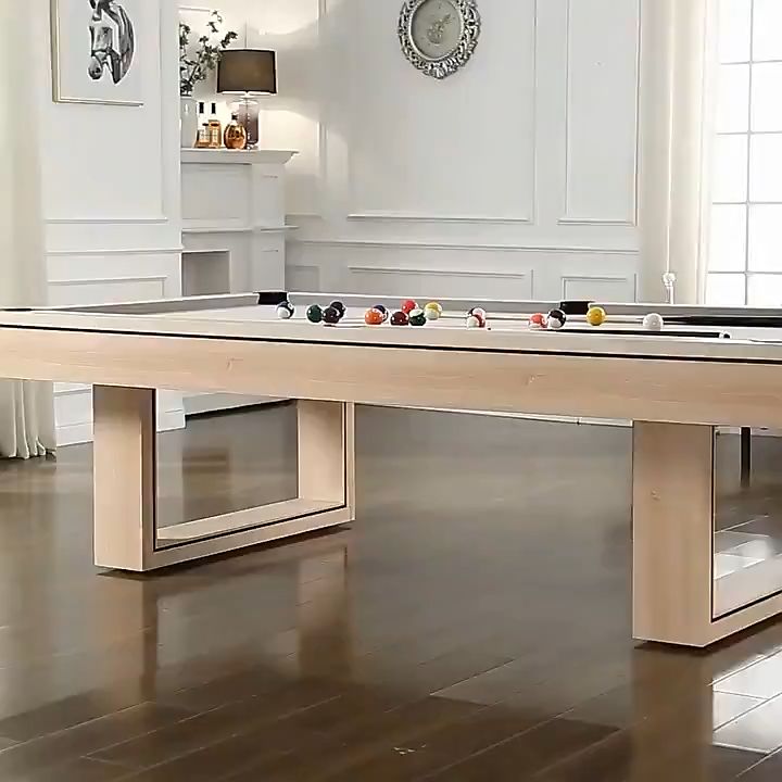 Household standard billiard table 8 feet / 9 feet 3 in 1 billiard table ...