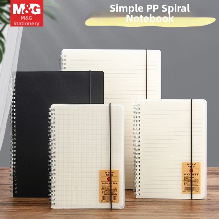 M&G | Coiled Ruled Dotted Thick Blank Notebook | Lazada PH