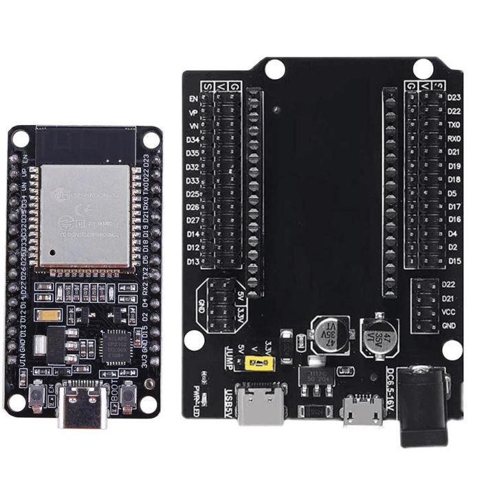 Esp32 Expansion Board Compatible With Esp32 Wifi Bluetooth Dual Core Esp32 Devkitc 32 Esp Wroom