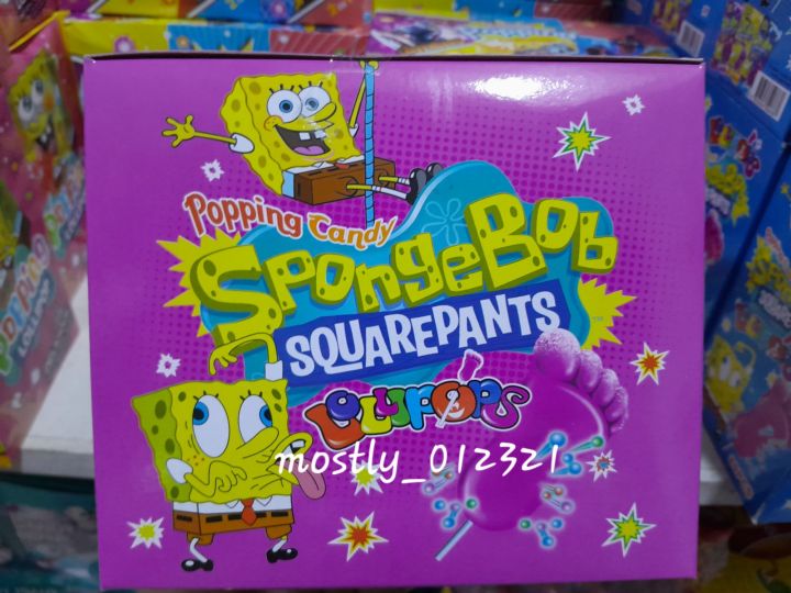 POPPING CANDY SPONGEBOB SQUAREPANTS LOLLIPOP 20'S | Lazada PH