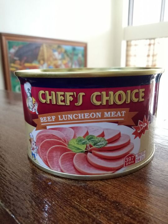 CHEF'S CHOICE Beef Luncheon Meat (HALAL) 397g Product of USA | Lazada PH