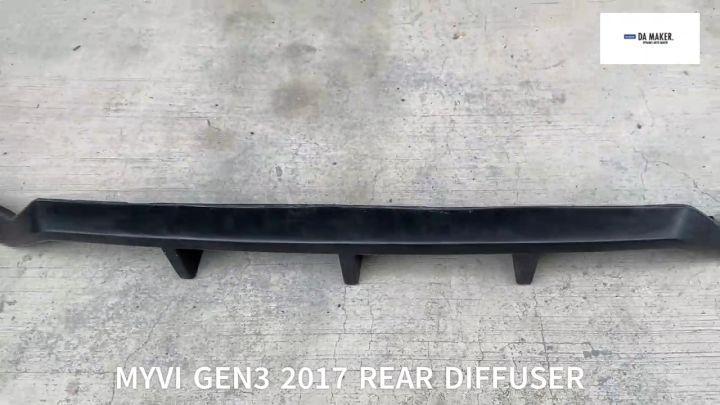 【Ready Stock】PERODUA MYVI GEN3 REAR DIFFUSER (PUR) 2017 2018 2019 2020 ...