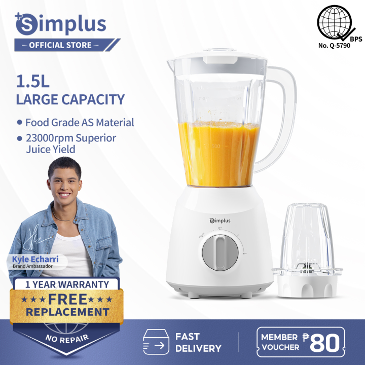 Simplus Blender Food Processor Heavy Duty Meat Grinder Grinders Juicers ...