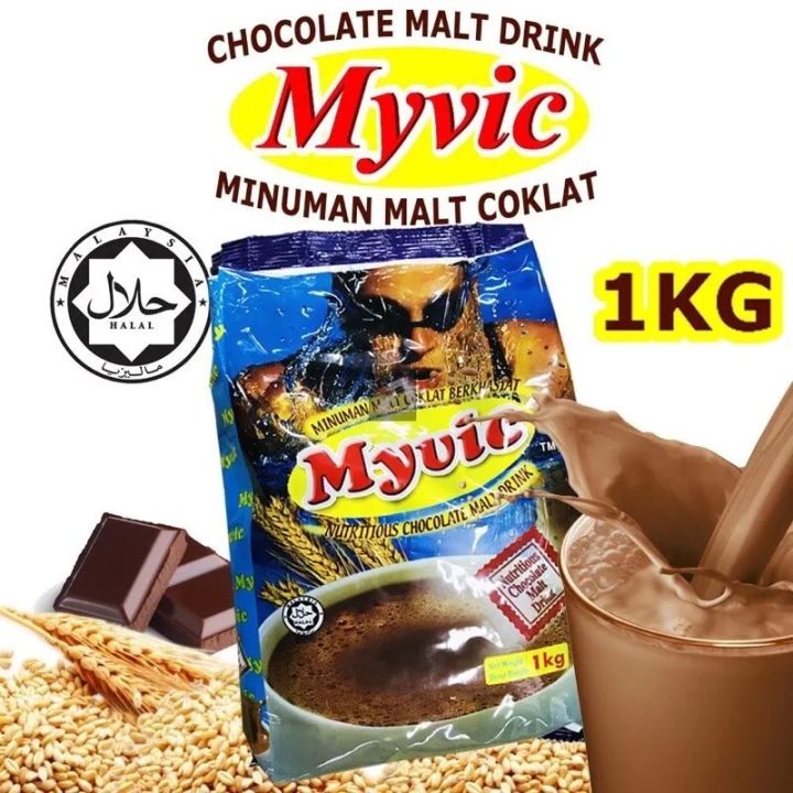 Myvic Chocolate Malt Drink ผงช็อคโกแลต ที่มีรสชาตคล้ายโอวันติล | Lazada ...