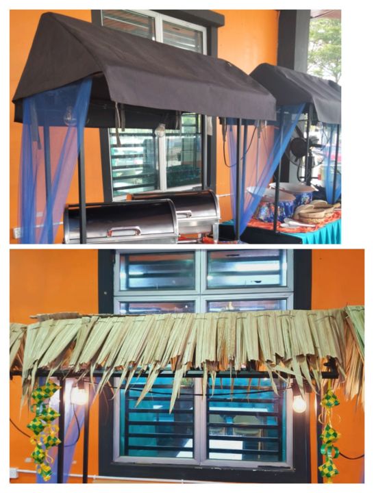 Atap Nipah mini untuk dekor Ramadan-raya 2025 gerai/stall restoran ...