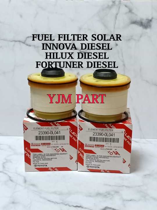 FUEL FILTER SARINGAN SOLAR INOVA INNOVA DIESEL HILUX FORTUNER DIESEL ...