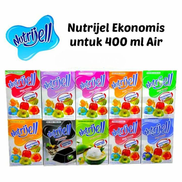Nutrijell jelly powder semua rasa | Lazada