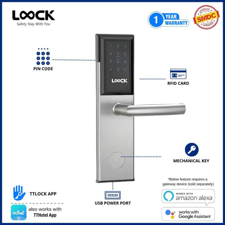 LOOCK SMDC approved S-SERIES SMART DOOR LOCK - SMDC Condo Digital Door ...