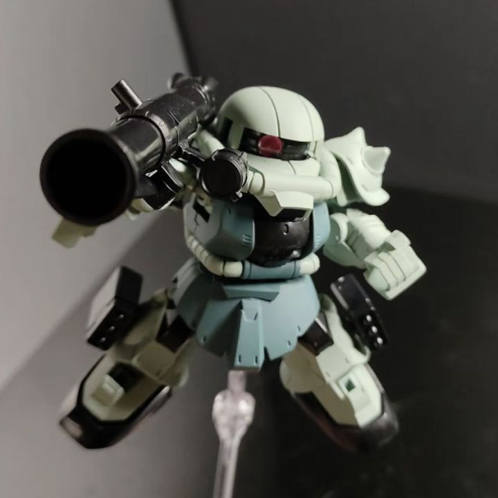Cute Assembly Gundam Model Toy Zaku II Mass Production Green Version ...