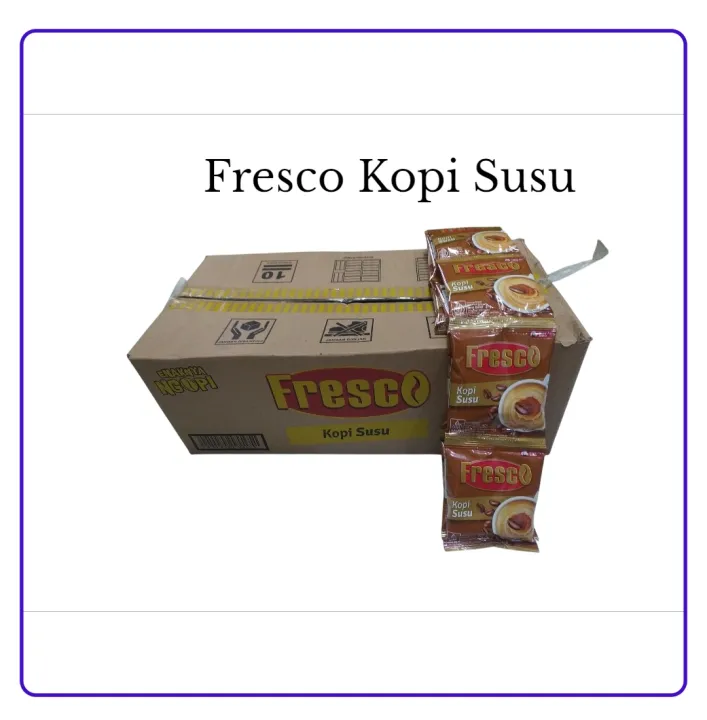 Fresco Kopi Susu ( 1Dus isi 120 Sachet ) | Lazada Indonesia