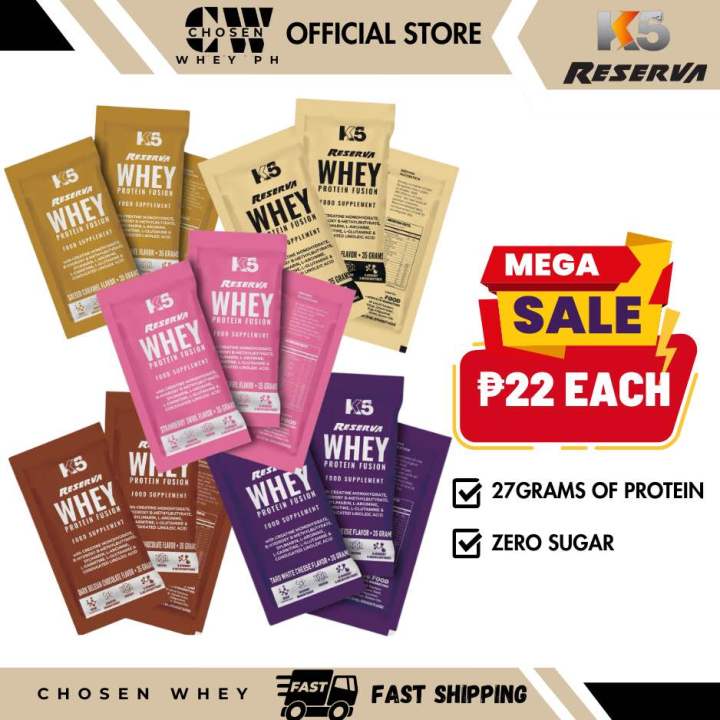 K5 RESERVA WHEY PROTEIN POWDER SOLD PER 1 SACHET | Lazada PH