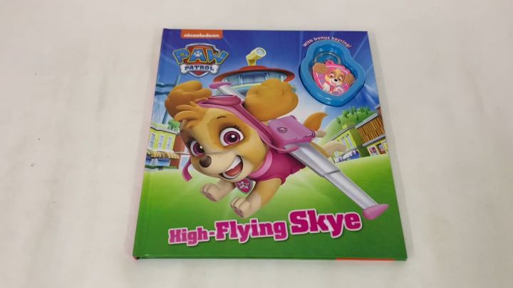 Paw Patrol High Flying Skye Story Book For Kids To Read With Keyring ...