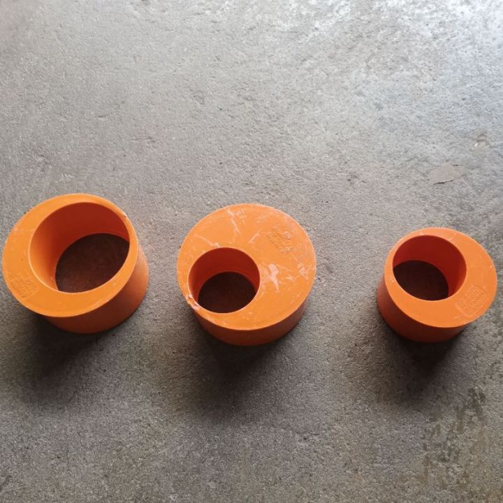 good quality thick sanitary Pvc orange bushing reducer 2x3 3x4 4x2 ...