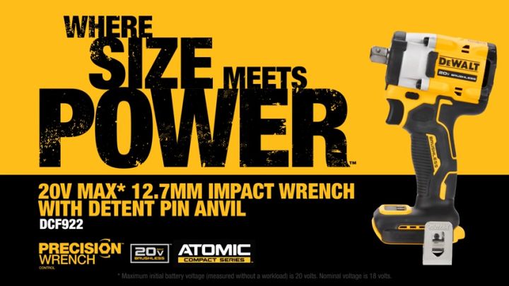 DeWalt DCF922N Cordless Brushless 1/2" Square Drive Impact Wrench 20V ...