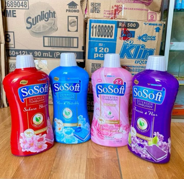 SO SOFT DETERGEN CAIR KEMASAN BOTOL ISI 700ML | Lazada Indonesia