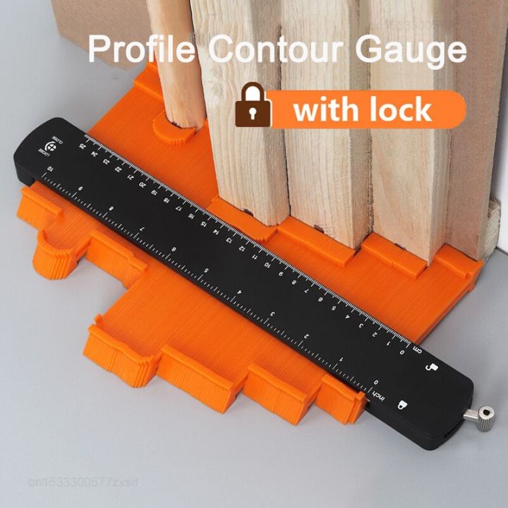 Profile Contour Gauges Line Copier Ruler With Lock Cutting Template ...