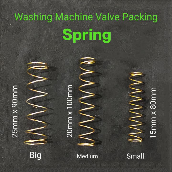 Washing Machine Valve Packing Bellow Spring 3 Saiz | Lazada