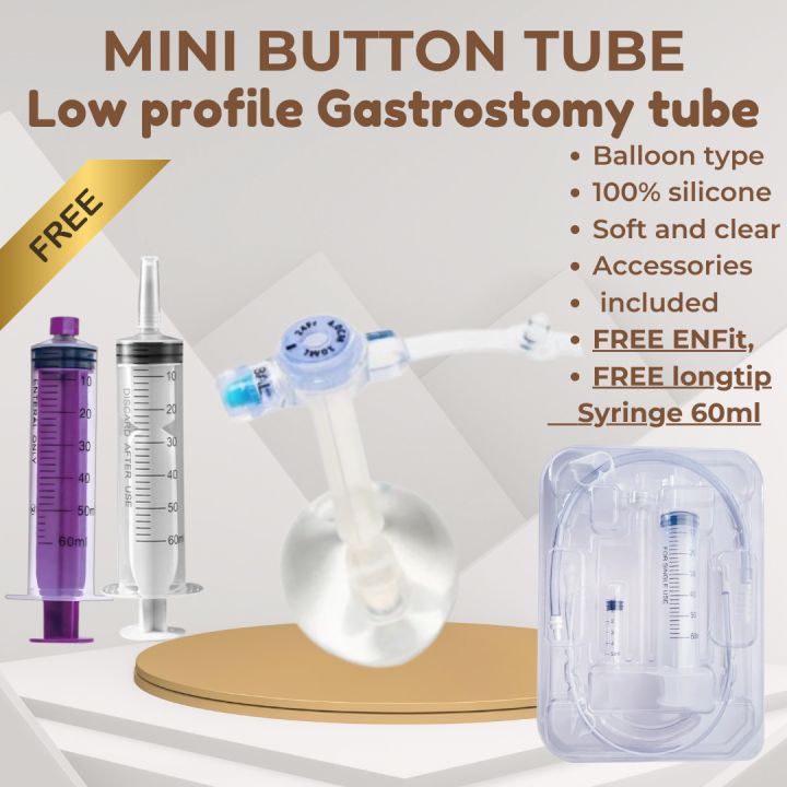 Mini Button Tube, KIT, Gastrostomy Feeding Tube, Mic-key Button tube ...
