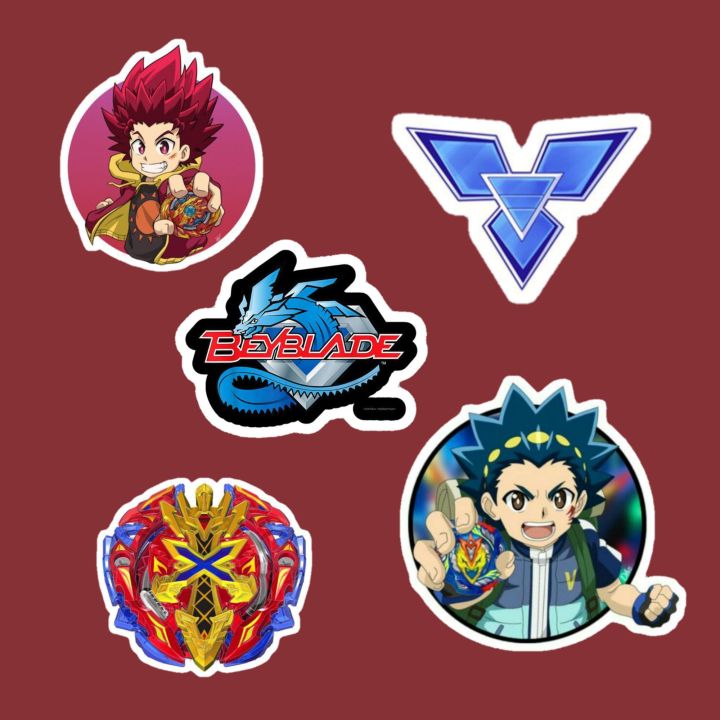 Beyblade Bursts Laminated VINYL Waterproof Stickers | Lazada PH