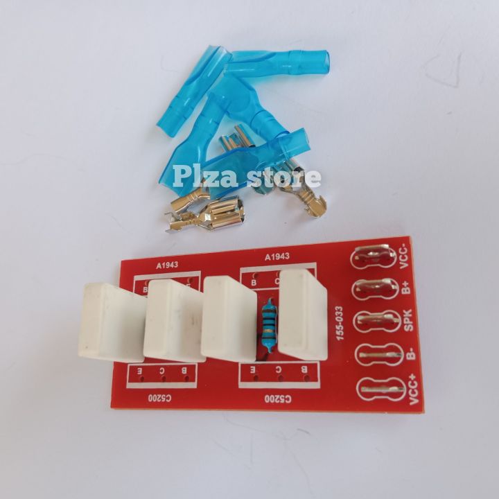 Pcb tr final 2 set toshiba lengkap komponen Pcb transistor final ...