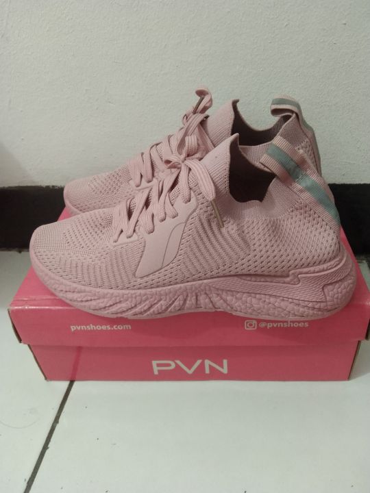 Sepatu PVN sneakers wanita warna pink | Lazada Indonesia