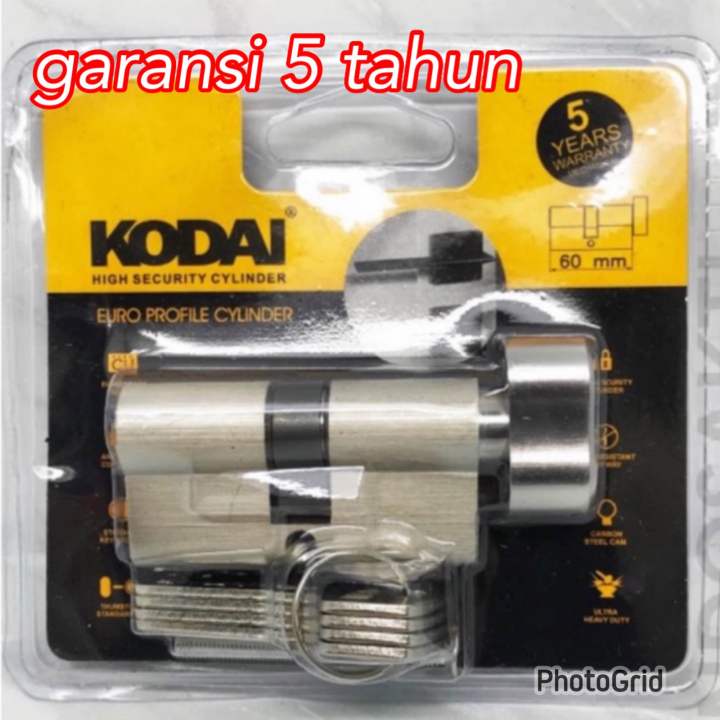 PROMO MURAH SILINDER KNOP PUTAR 60 MM KODAI CYLINDER KUNCI PINTU PUTAR ...