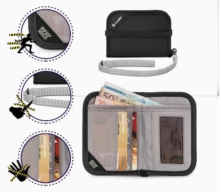 Pacsafe RFIDsafe V50 RFID Blocking Compact Wallet | Lazada