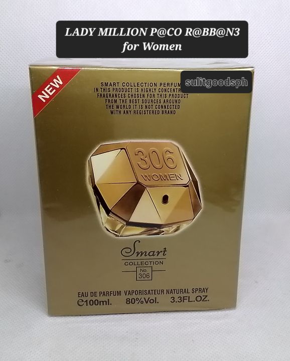 SMART COLLECTION PERFUME NO. 306 FOR WOMEN 100 ML EDP | Lazada PH