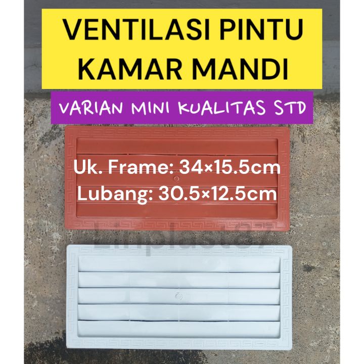 JALUSI PVC PLASTIK | VENTILASI UDARA PINTU KAMAR MANDI | TOILET | KISI ...