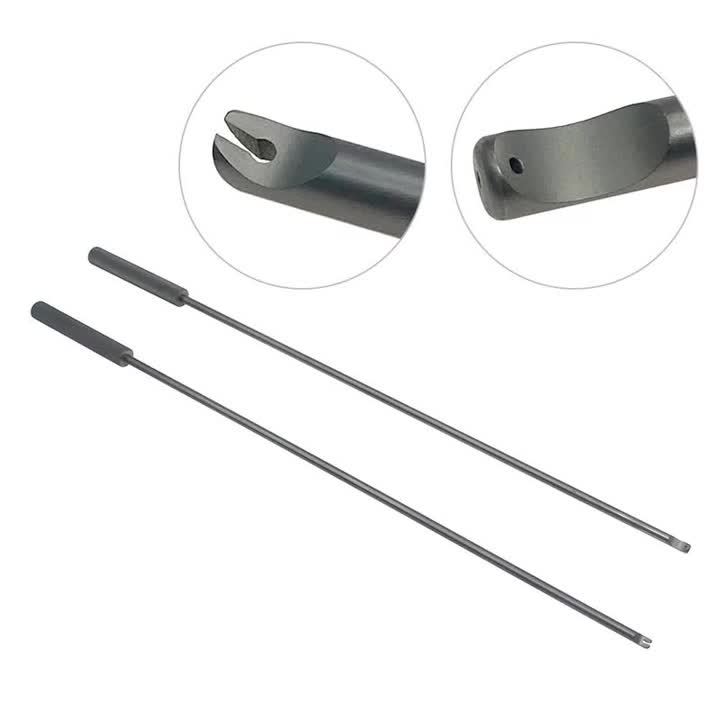 Laparoscopic Knot Pusher Open Close tip Laparoscopy Surgery Instruments ...