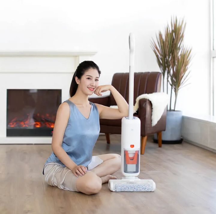 SWDK 3 in 1 wireless Vacuum Mop machine 7200Pa เครื่องล้างพื้นไร้สาย ...